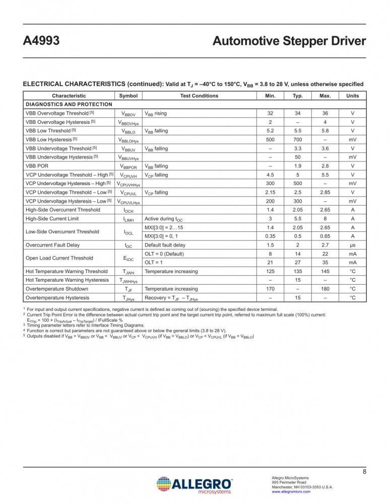 A4993 datasheet page 8