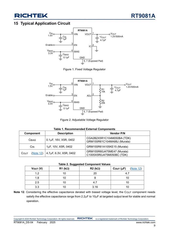 RT9081A technical document page 9