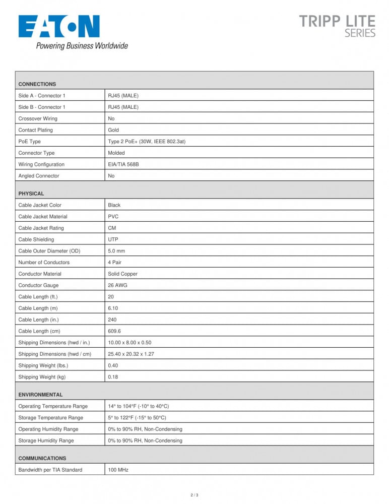 N002-020-BK technical document page 2