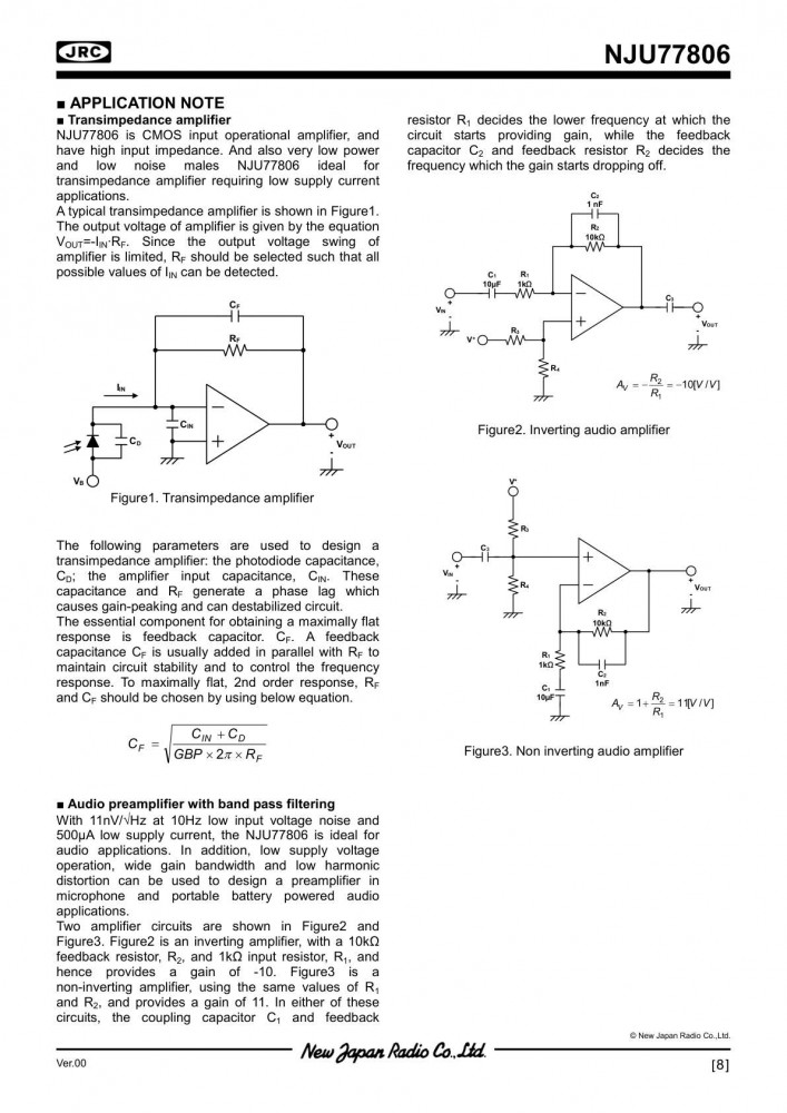 NJU77806F3-TE1 datasheet page 8