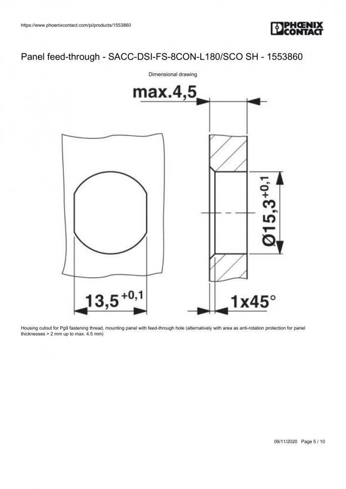 Phoenix Contact 1553860 technical document page 5