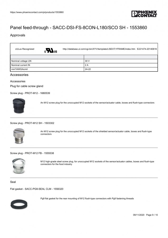 Phoenix Contact 1553860 technical document page 9