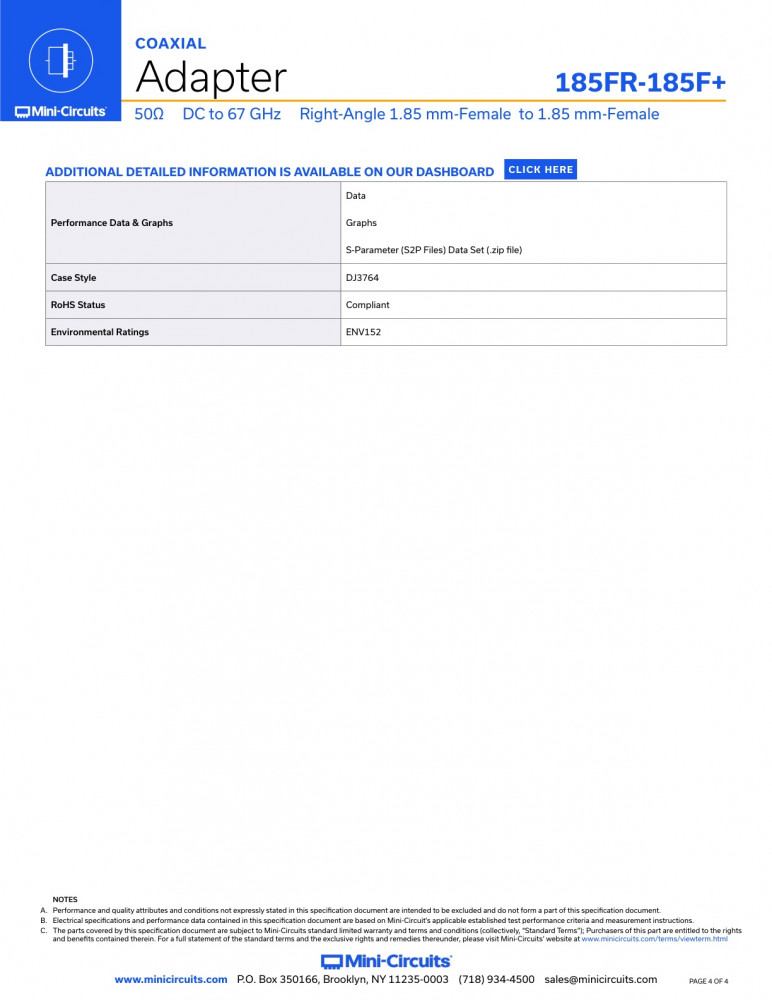 185FR-185F+ datasheet page 4