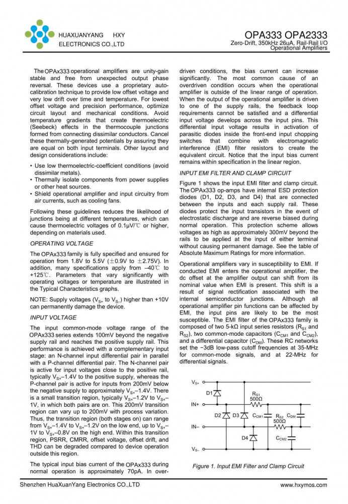 OPA2333AIDR-HXY datasheet page 7