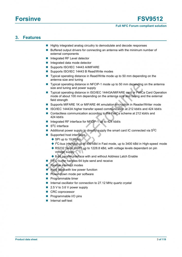 FSV9512 datasheet page 3