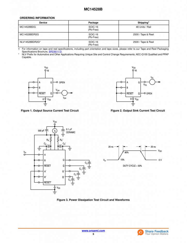 MC14528B datasheet page 5