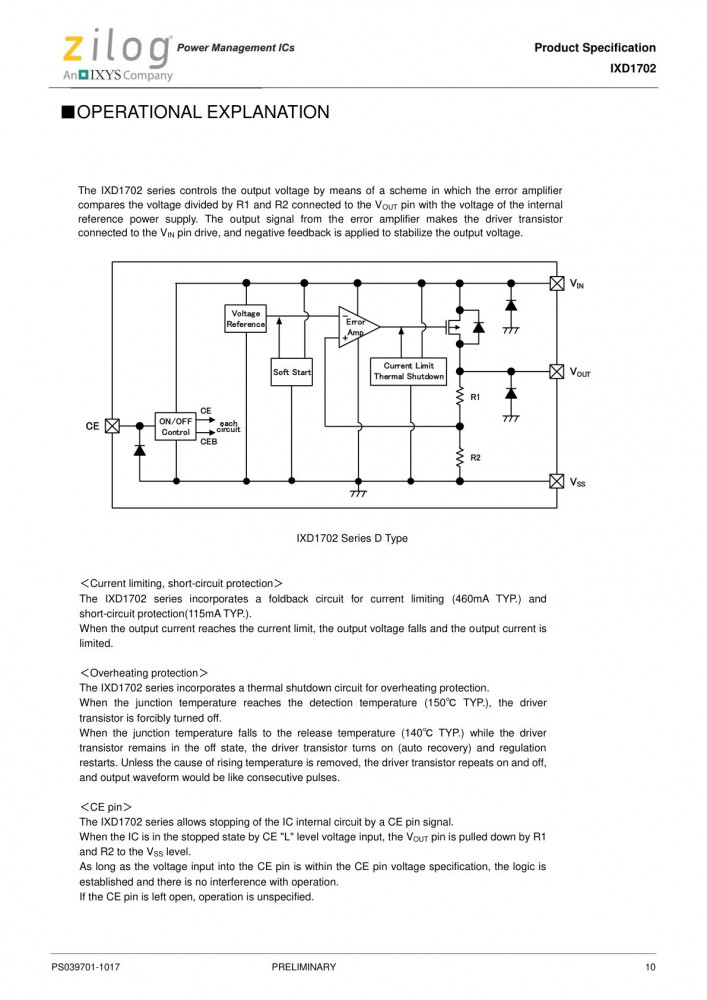 IXD1702 datasheet page 10