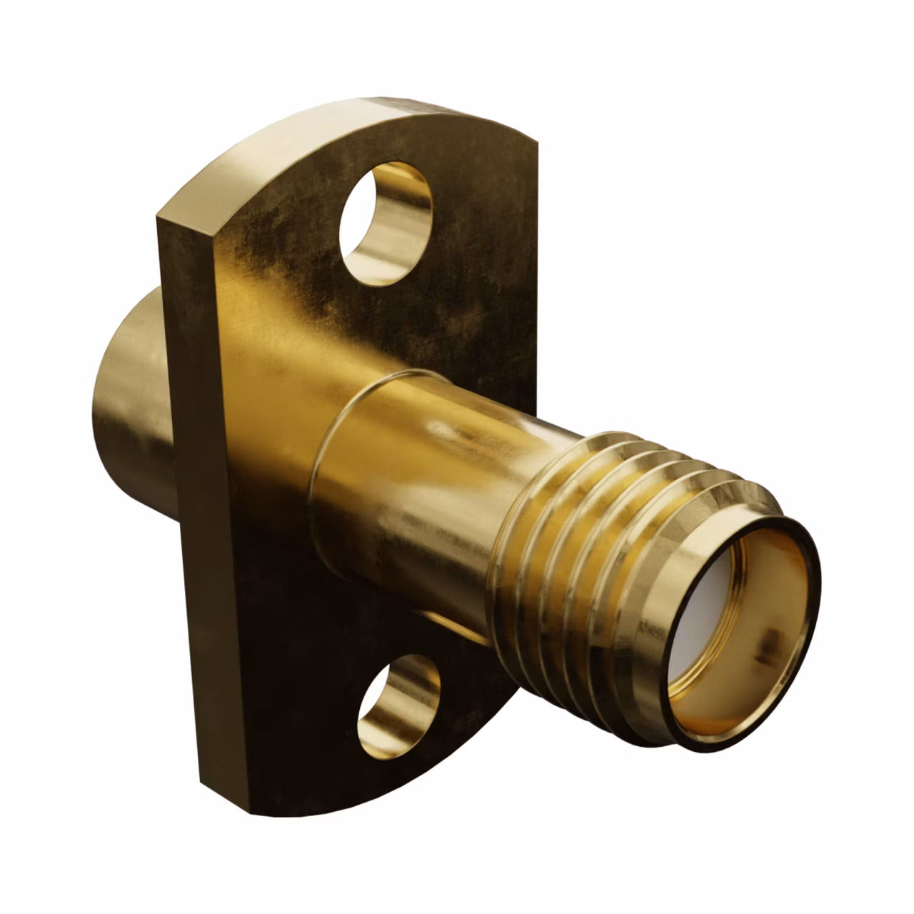 SMA Jack-to-SMP-MAX Plug, Smooth Bore, Between Series Adapter, Straight, 2-Hole Flange, Tray, 50 Ohms for sale