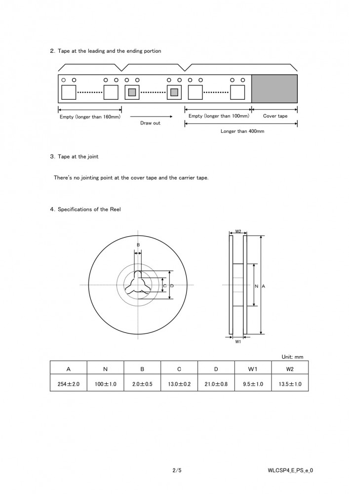 AK09974C quality data document page 3