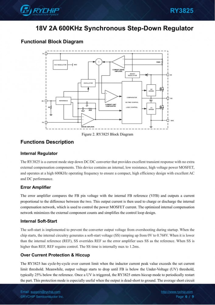 RY3825 datasheet page 6