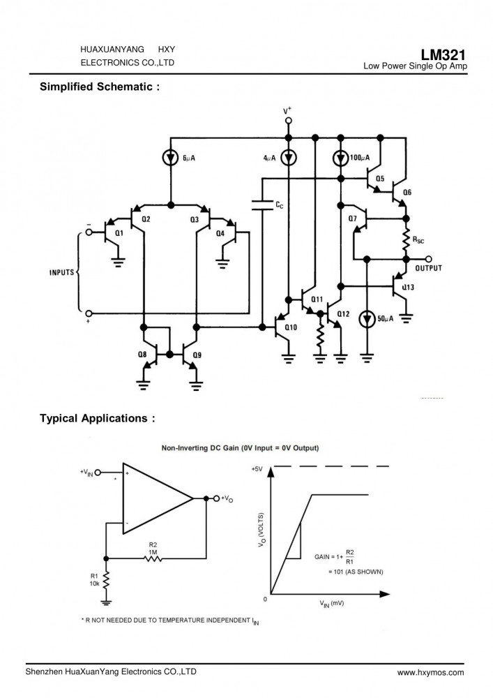 LM321 datasheet page 6