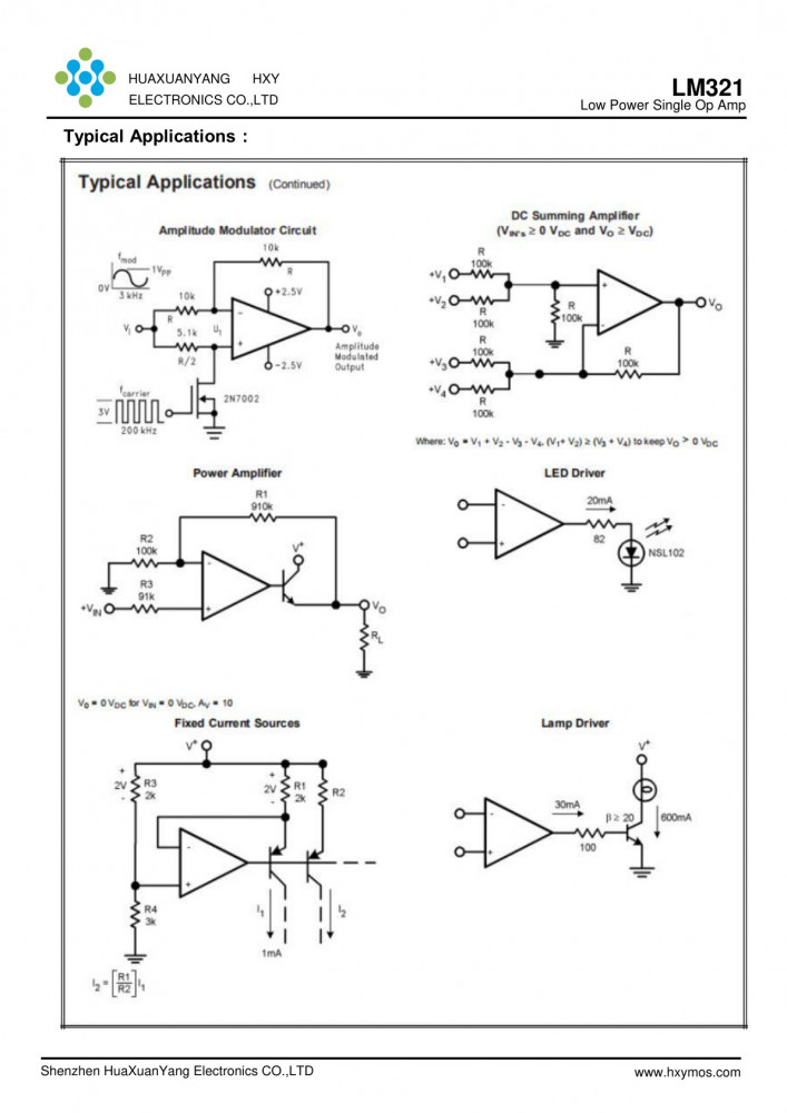 LM321 datasheet page 7