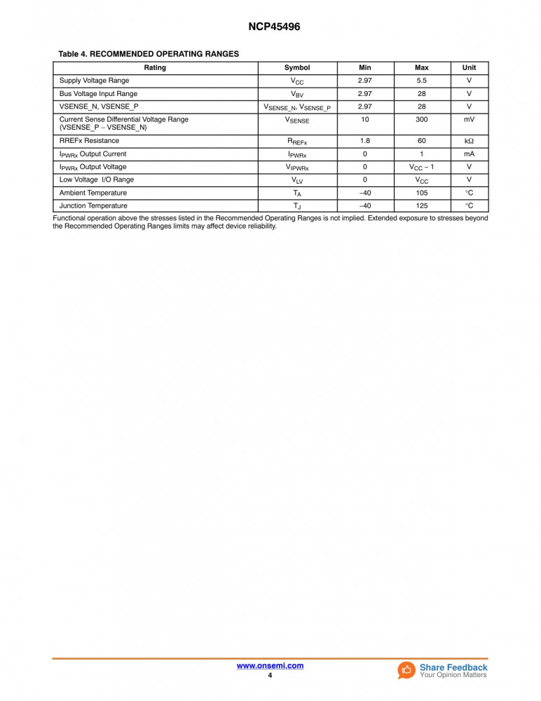 NCP45496 technical document page 4