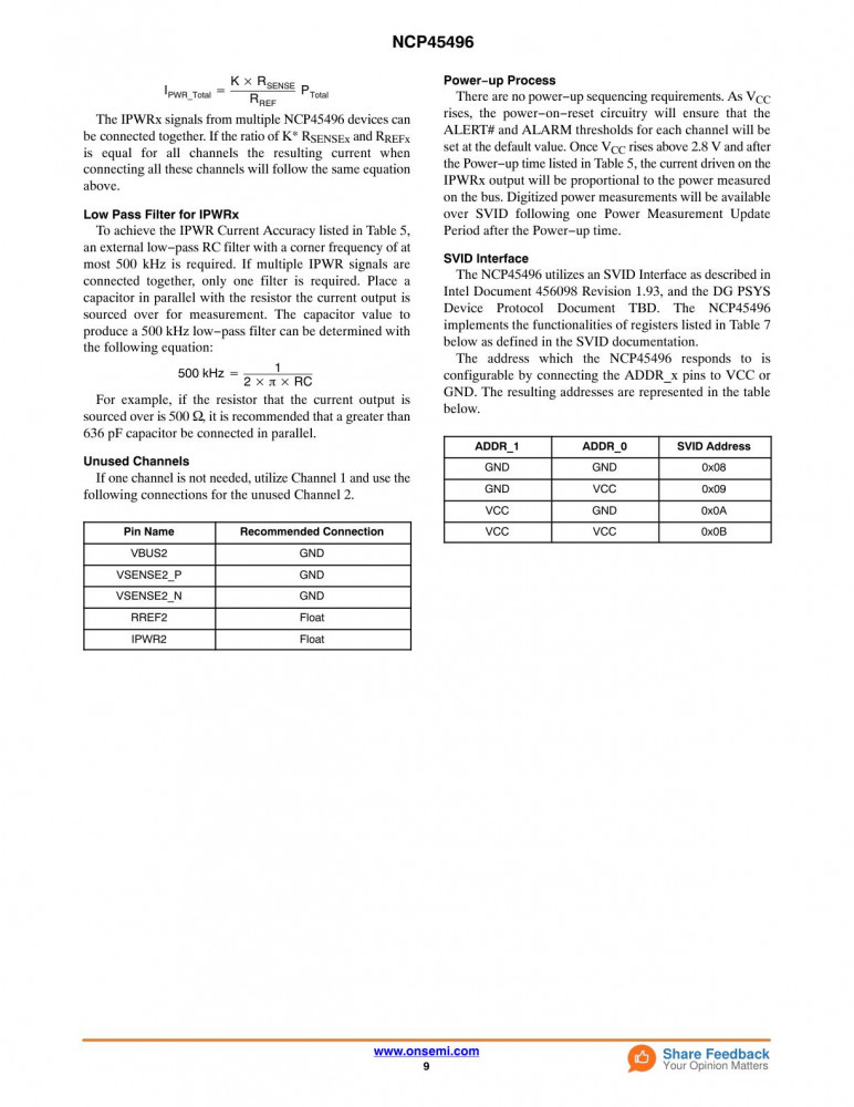 NCP45496 technical document page 9
