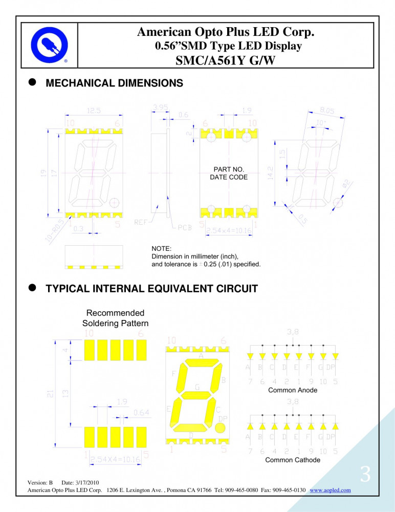 SMA561Y datasheet page 3