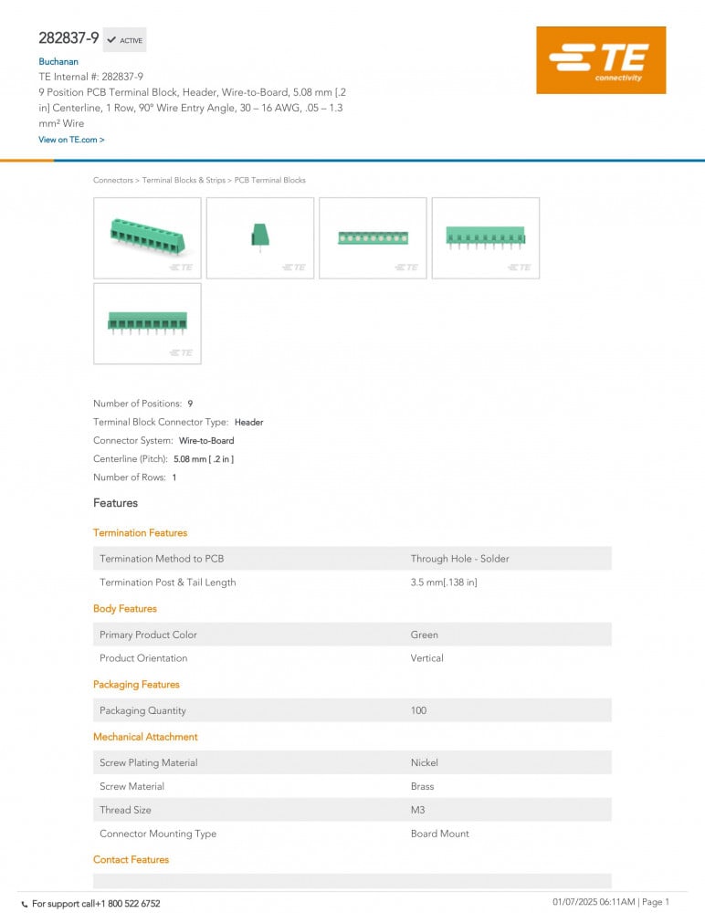 282837-9 technical document page 1