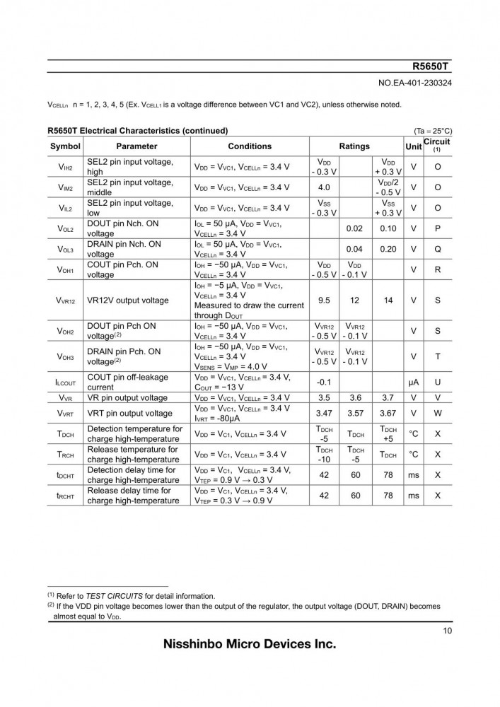 R5650T datasheet page 10