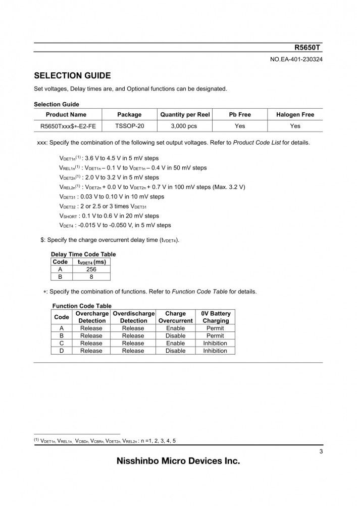 R5650T datasheet page 3