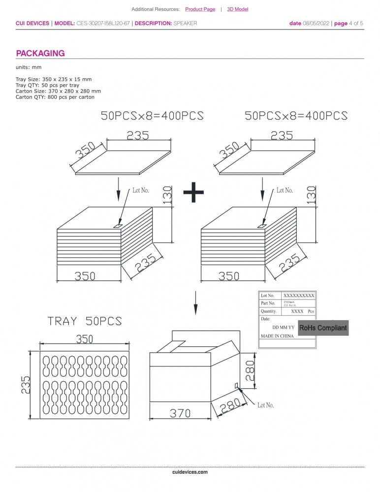 CES-30207-158L120-67 datasheet page 4