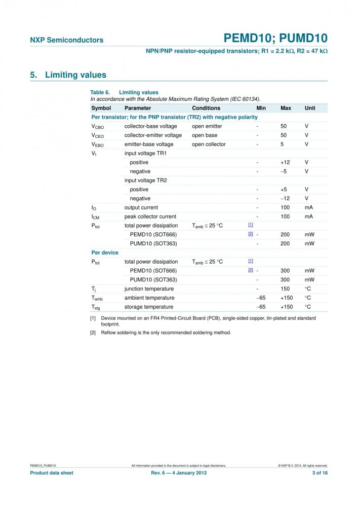 PEMD10 datasheet page 4