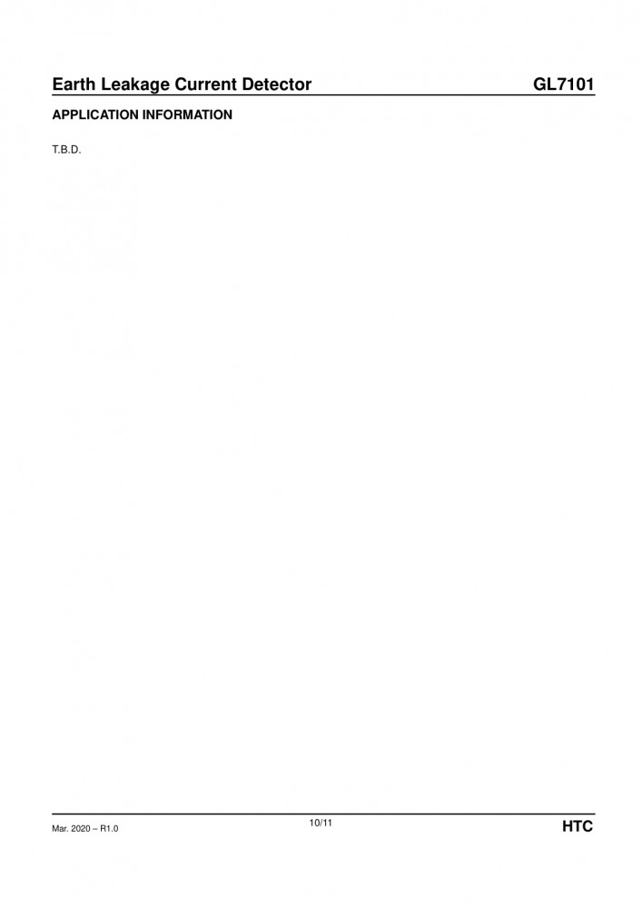 GL7101AN datasheet page 10
