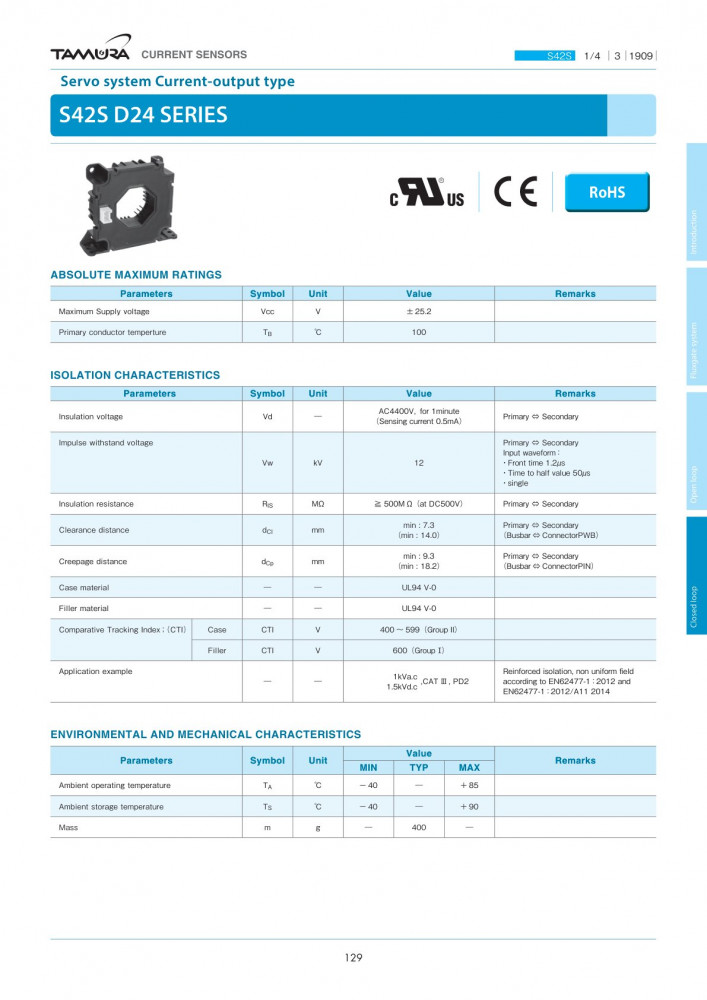 S42S datasheet page 1