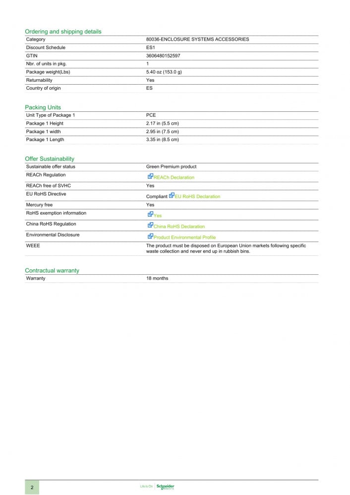 NSYCCOHYT230VID technical document page 2