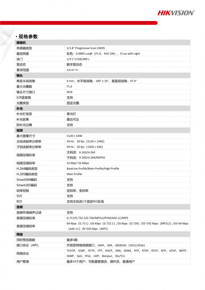 DS-2CD3T87FDP2-LS datasheet page 2