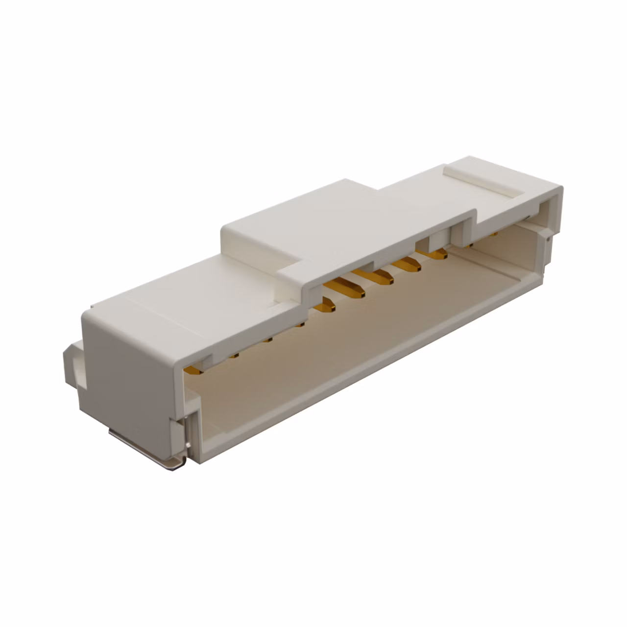 DuraClik Wire-to-Board Header, Single Row, Right-Angle, 11 Circuits, Gold (Au) Plating, Natural for sale