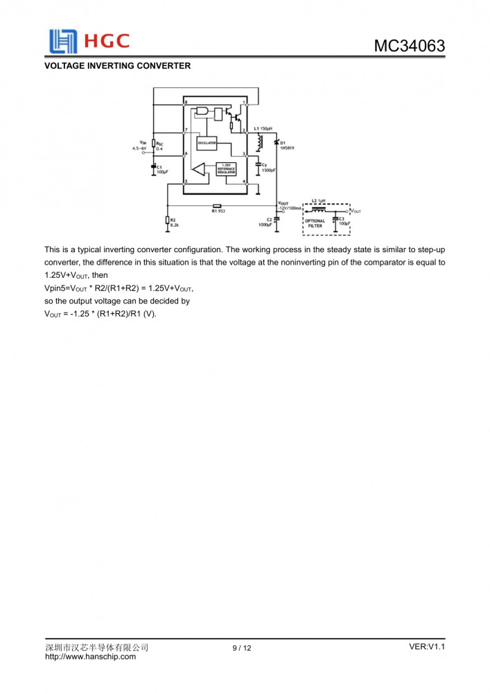 MC34063DRG datasheet page 9