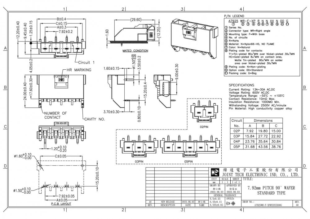 A7925WR-F-04PRNNT1N00G technical document preview
