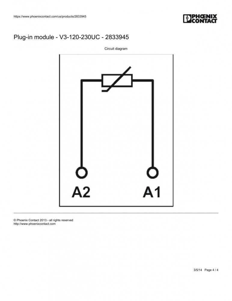 Phoenix Contact 2833945 technical document page 4