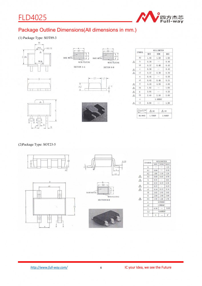 FLD4025 datasheet page 6