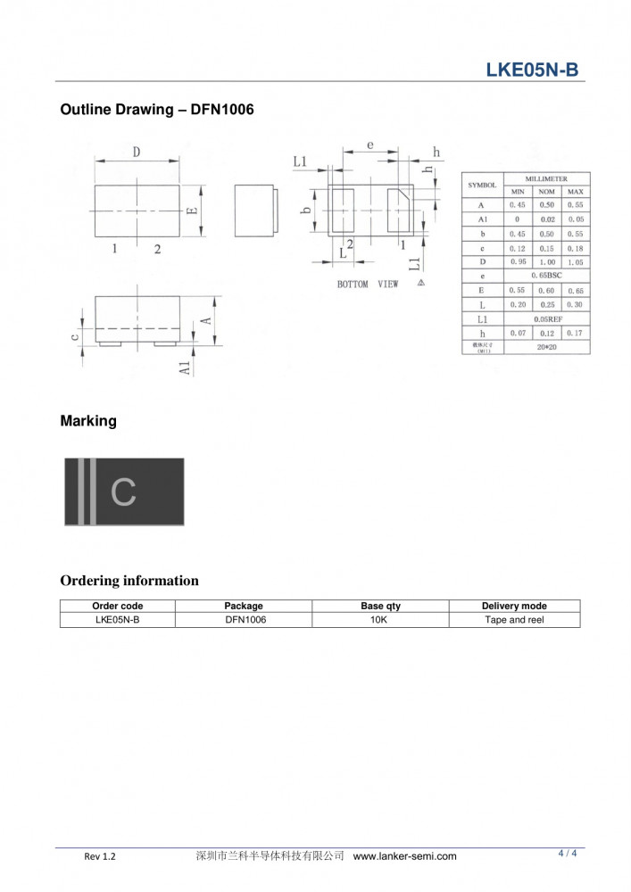 LKE05N-B datasheet page 4