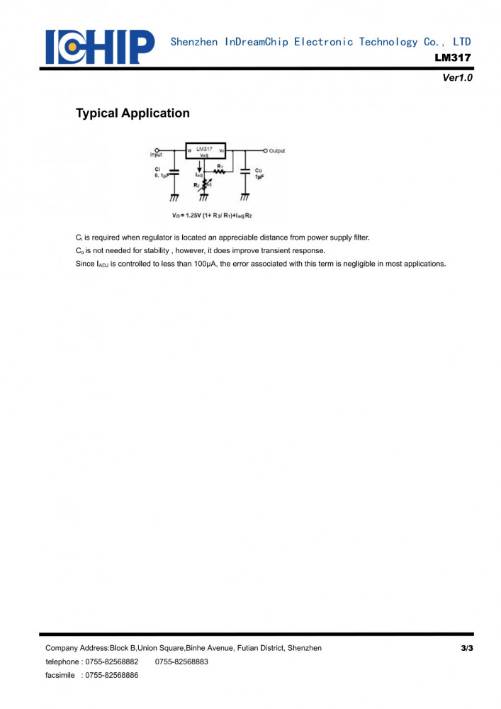 LM317 datasheet page 3