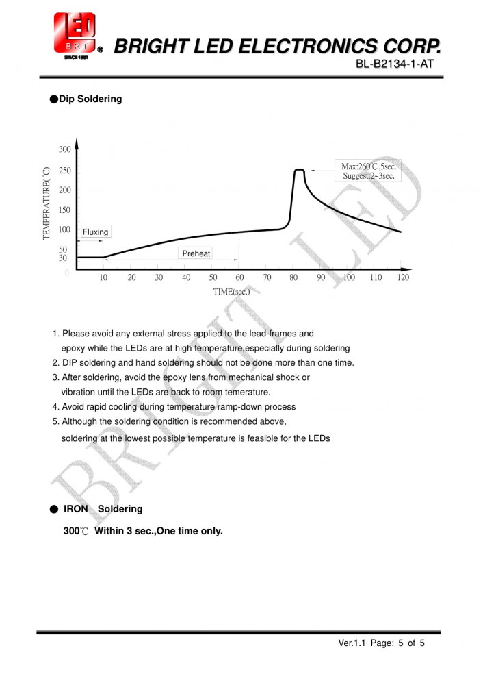 BL-B2134-1-AT datasheet page 5