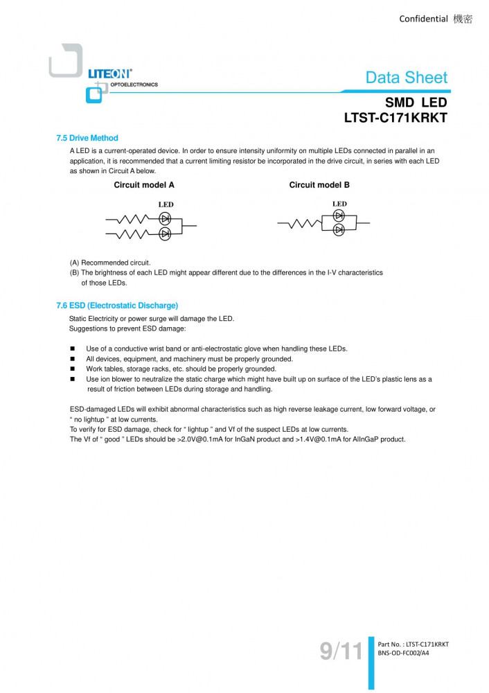 LTST-C171KRKT datasheet page 10
