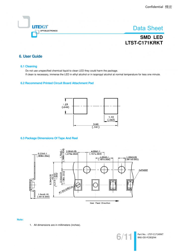 LTST-C171KRKT datasheet page 7
