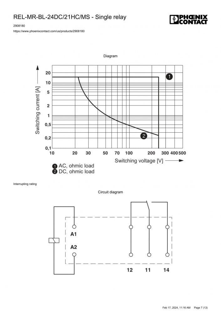 Phoenix Contact 2908180 technical document page 7