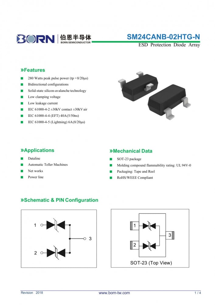 SM24CANB-02HTG-N datasheet page 1