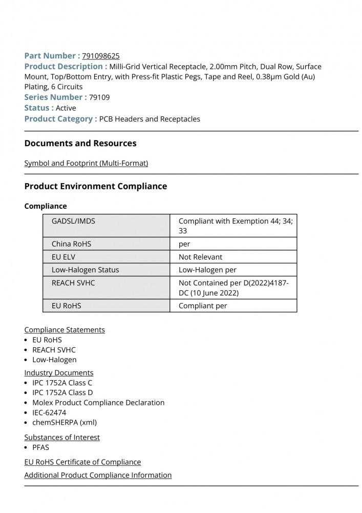Product document preview, page 1