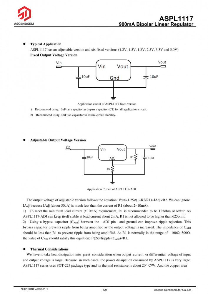 ASPL1117 datasheet page 5