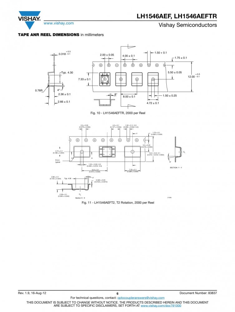 LH1546AEFTR datasheet page 6