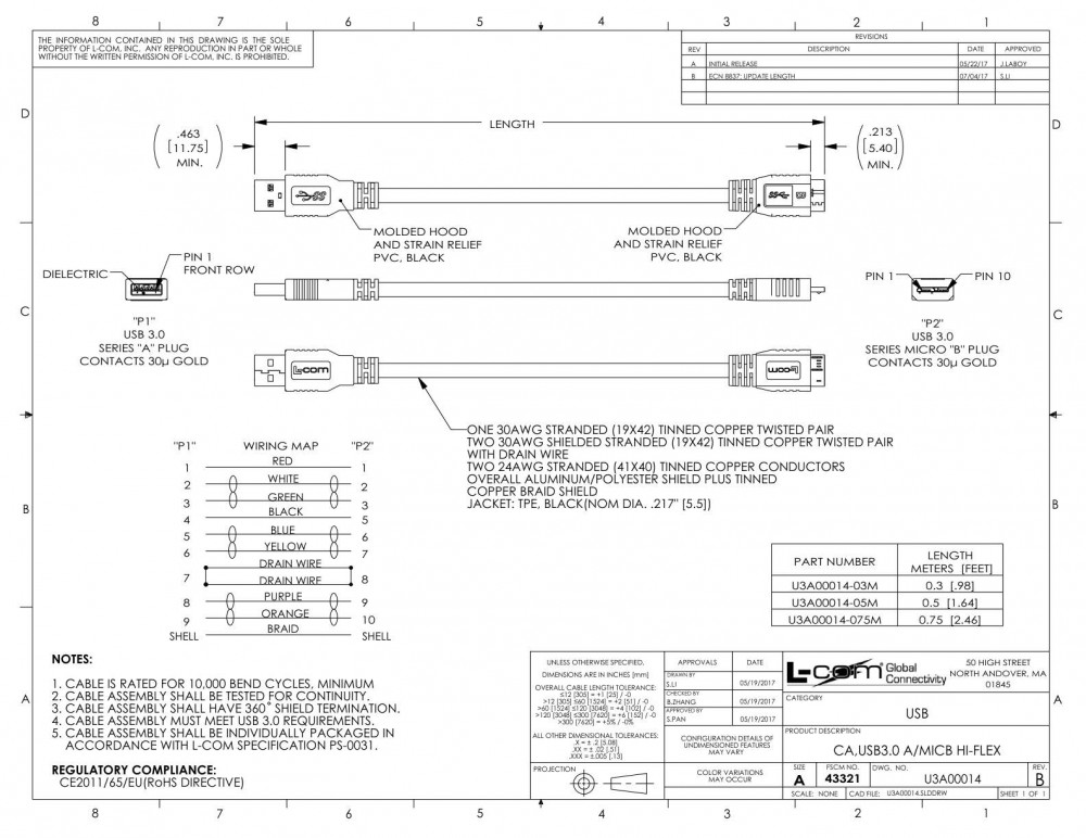 U3A00014-03M technical document page