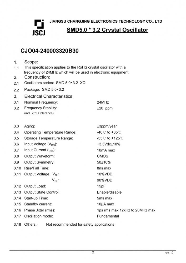 CJO04-240003320B30 specification page 2