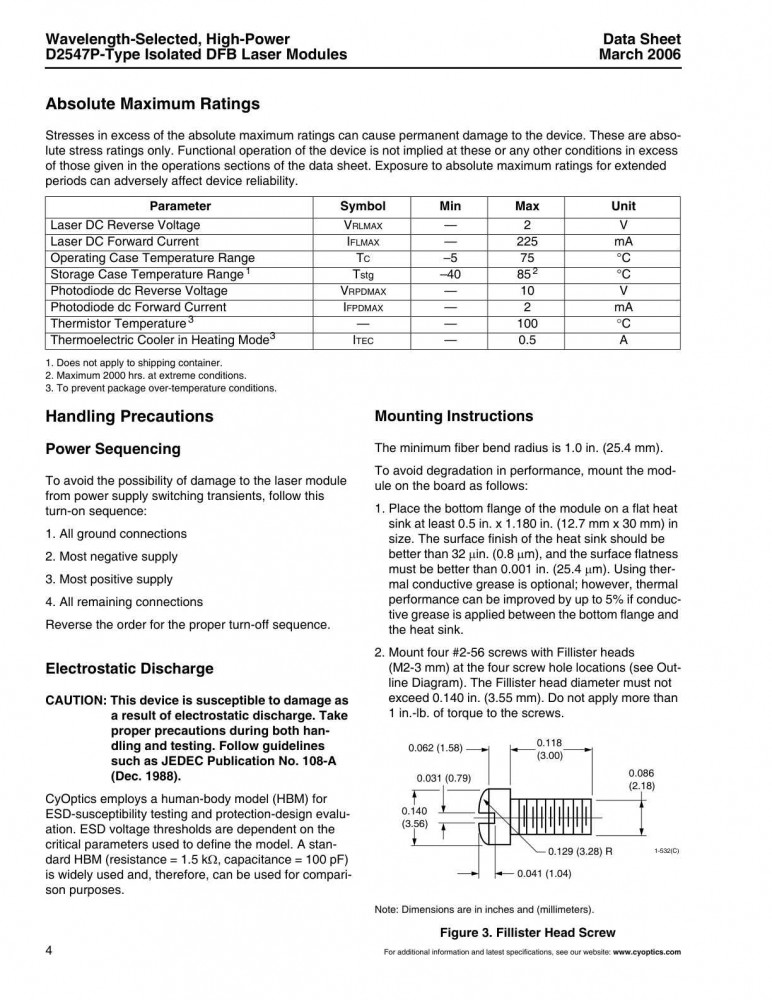 D2547P52 datasheet page 4