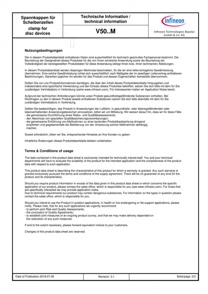 V50-14.45M technical information page 2
