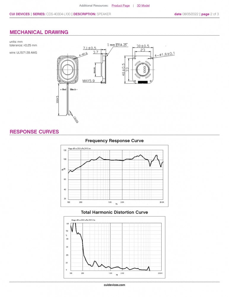CDS-40304-L1006 datasheet page 2