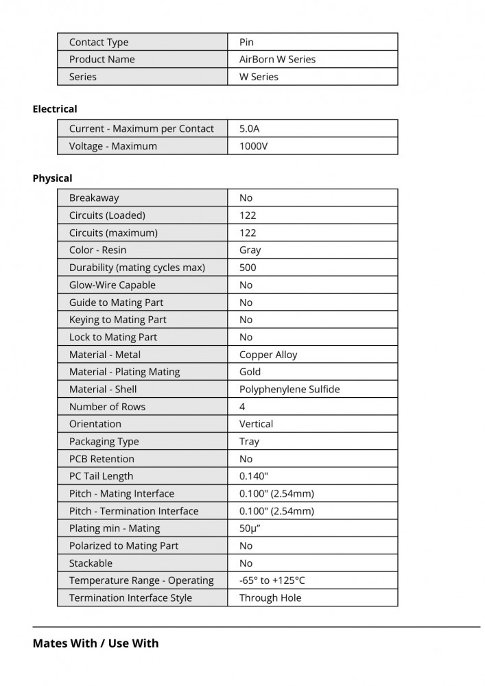 WRDV122PD9 technical document page 2