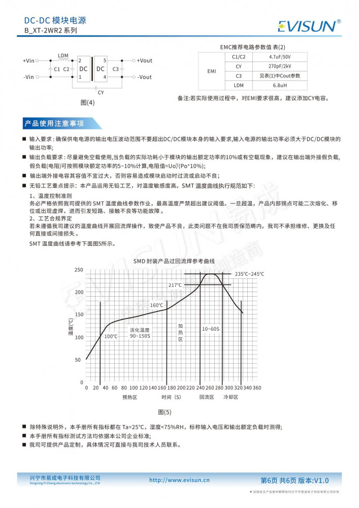 EVISUN B0503XT-2WR2 datasheet page 6